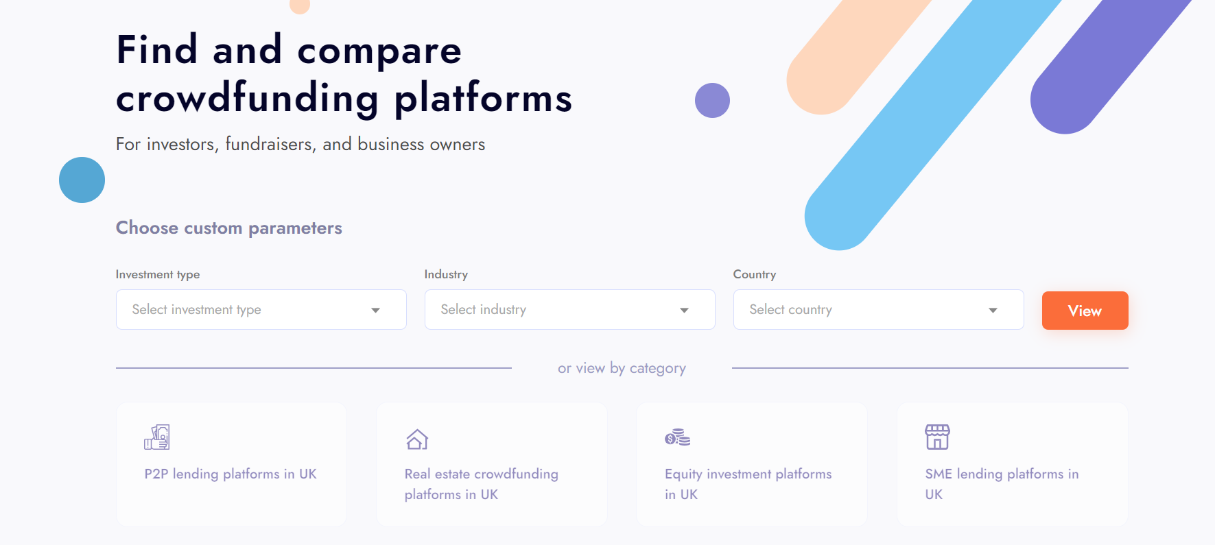 How to pick the best crowdfunding platform for investing | CrowdSpace