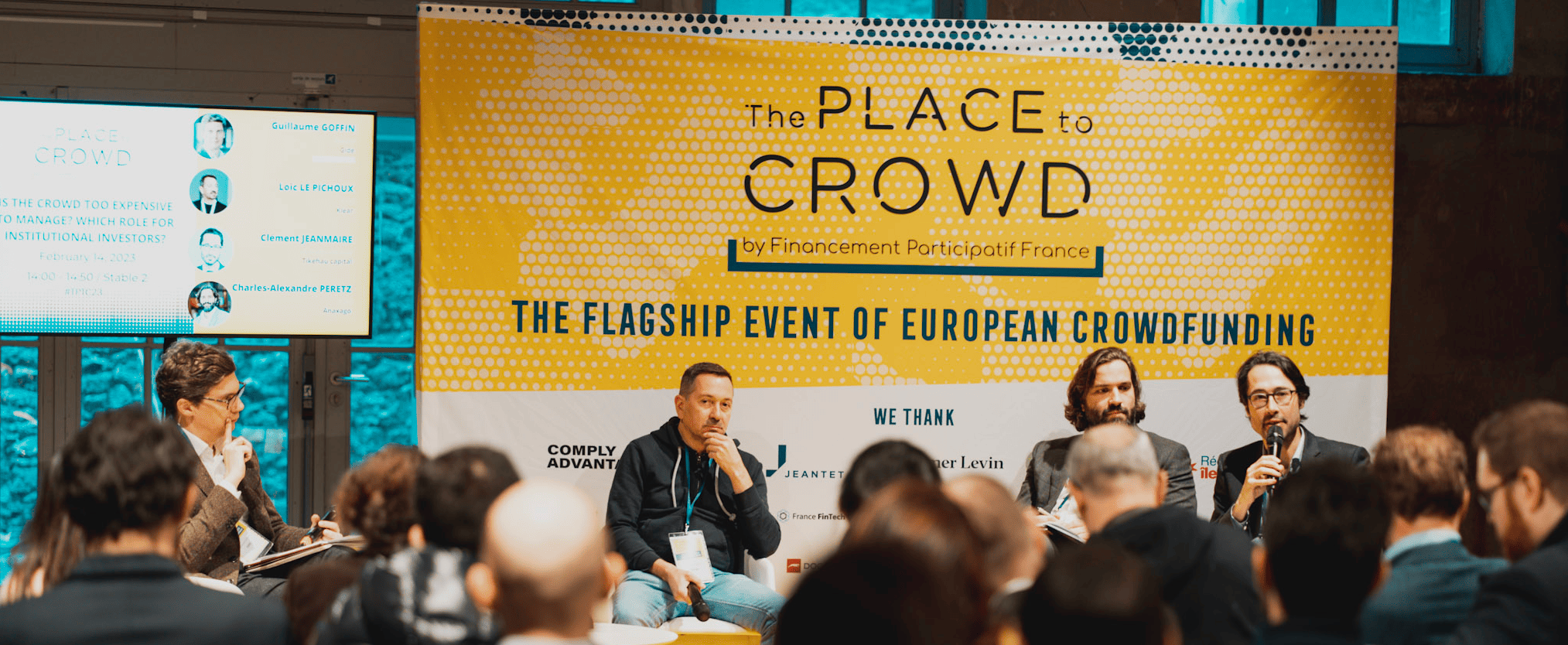 CrowdSpace team at the Place to Crowd by Financement Participatif ...